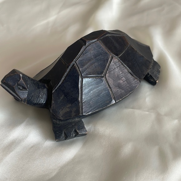 Other | Wood Carved Turtle | Poshmark